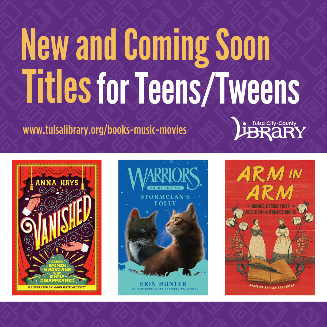 New and Coming Soon Books - October 2025 | Tulsa Library